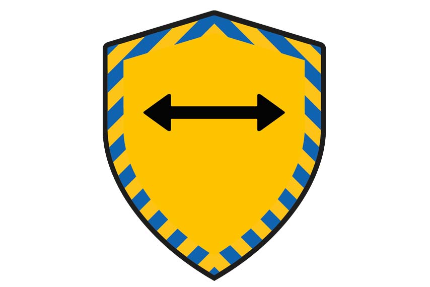 38mm Distance Aware Badges - Orange – London Emblem